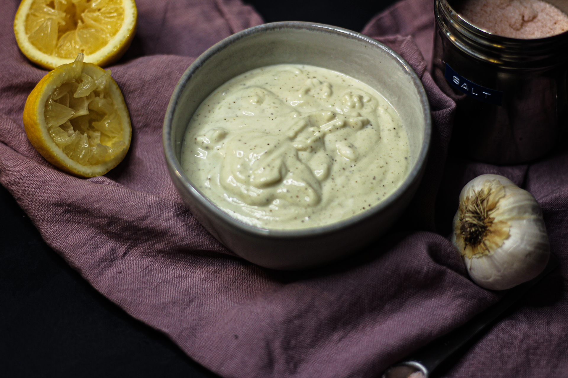 Best Vegan Garlic Lemon Aioli - Plant Fulfilled | Fulfilled by Plants only
